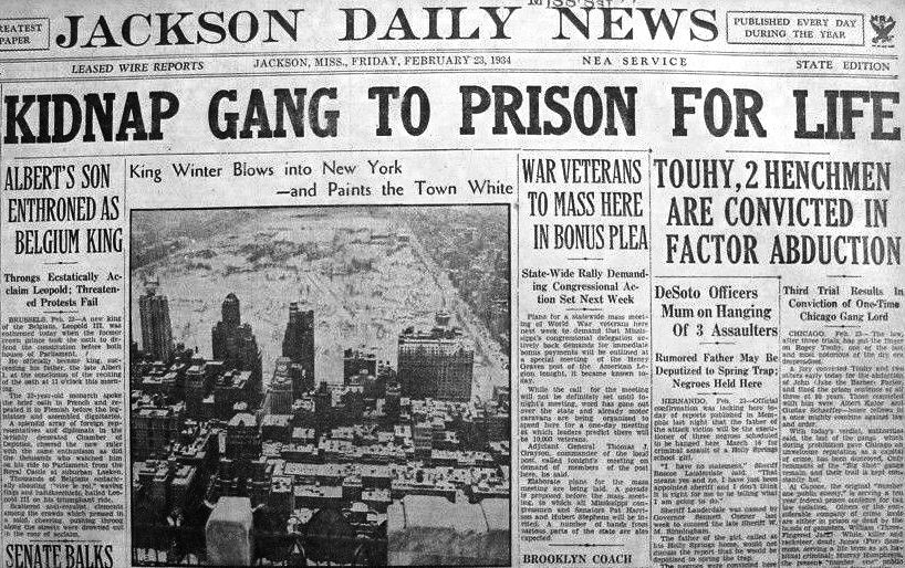 Roger Touhy, Gangster: newspapers