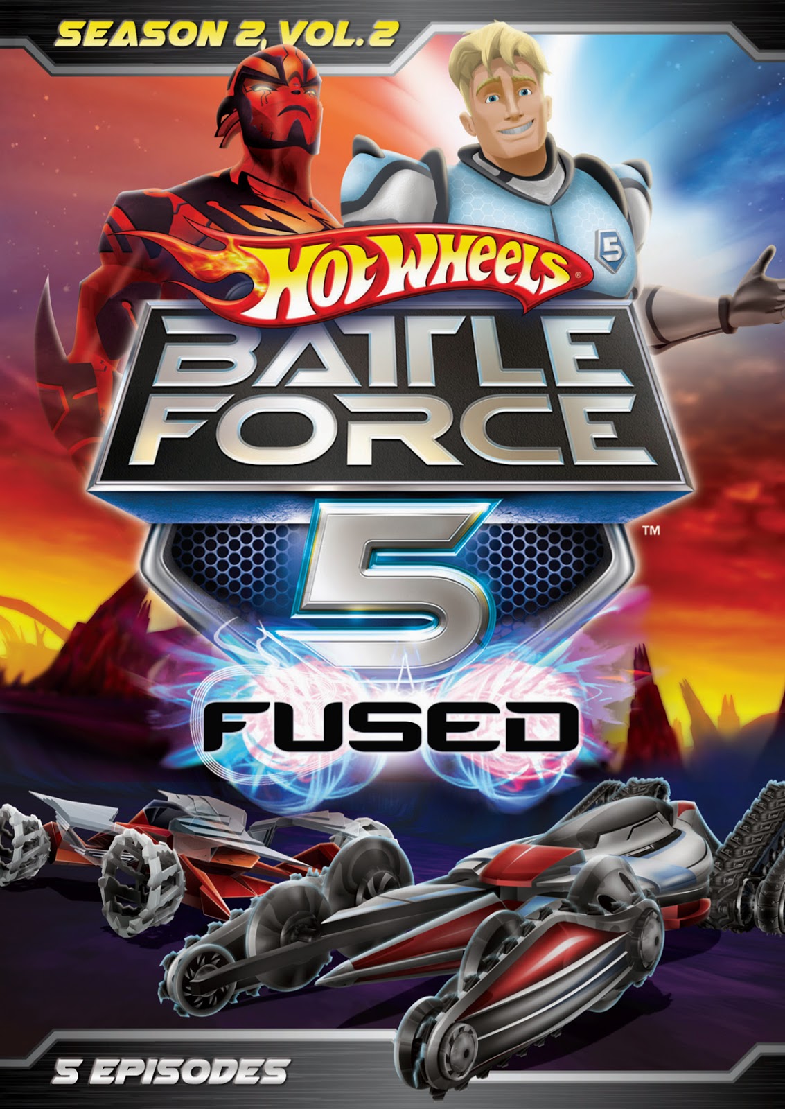 New Age Mama: HOT WHEELS BATTLE FORCE 5: FUSED SEASON 2, VOLUME 1 & 2 ...