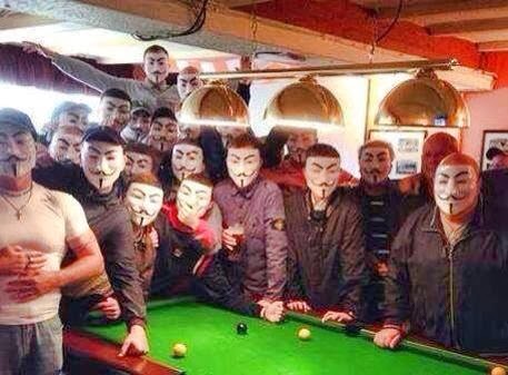 Football Hooligan Pictures: Lincoln at Luton