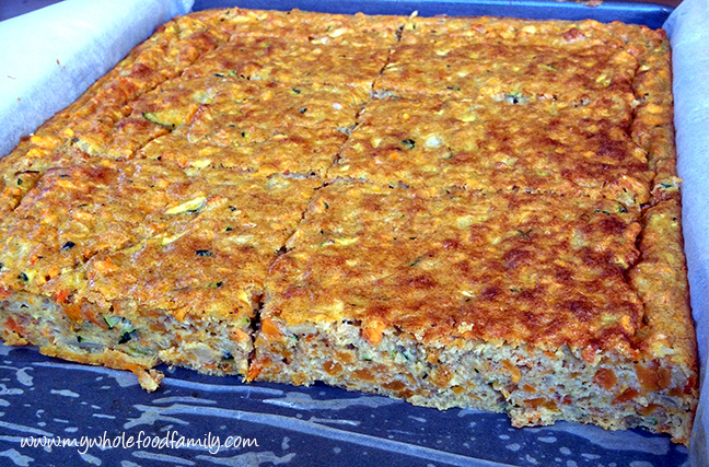 My Wholefood Family Essentials: Curried Veggie Slice