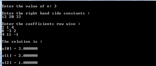 Computing for Beginners: Crout's Reduction Method for Solving System of ...
