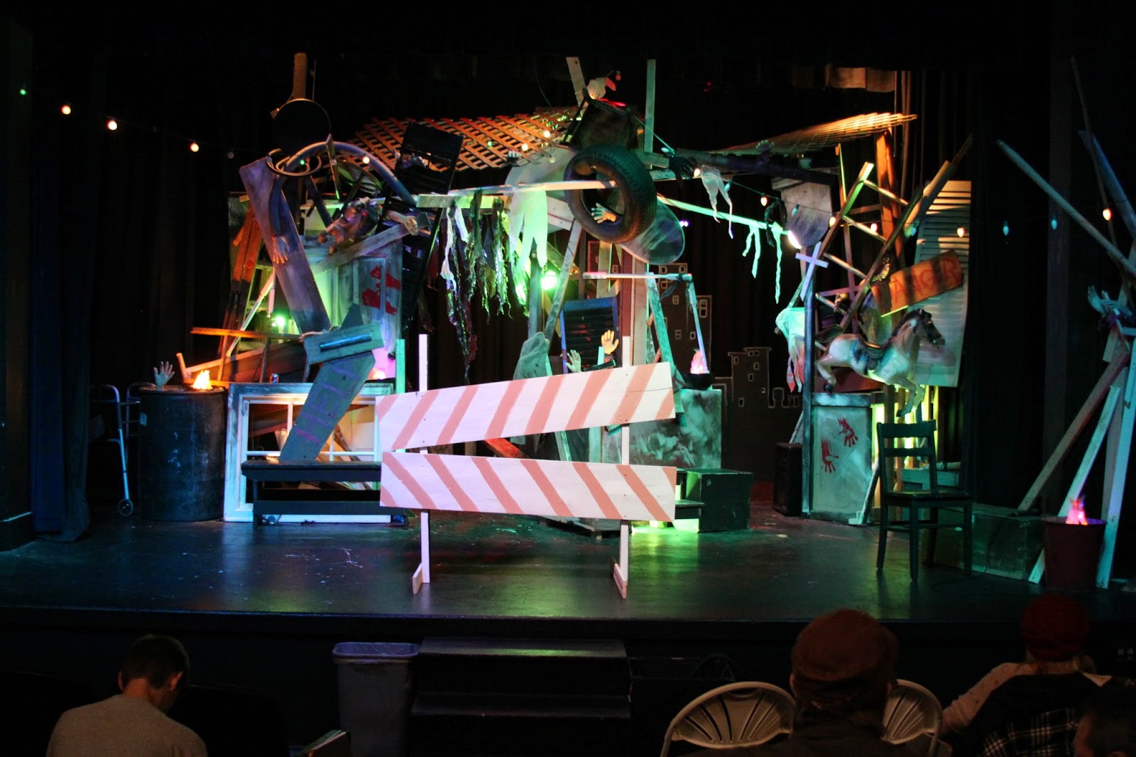 Zombie Theater Stage Sets