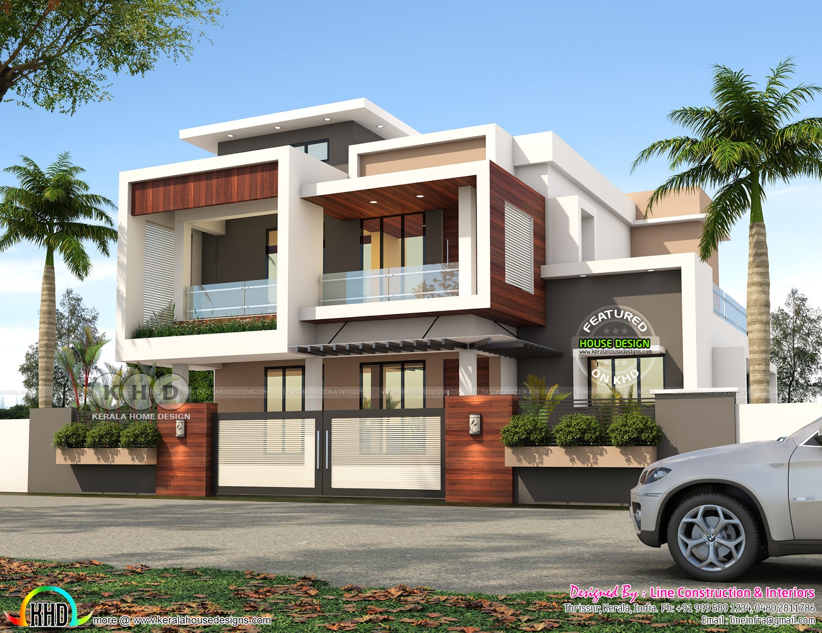 1974 square feet box model contemporary house - Kerala Home Design and ...