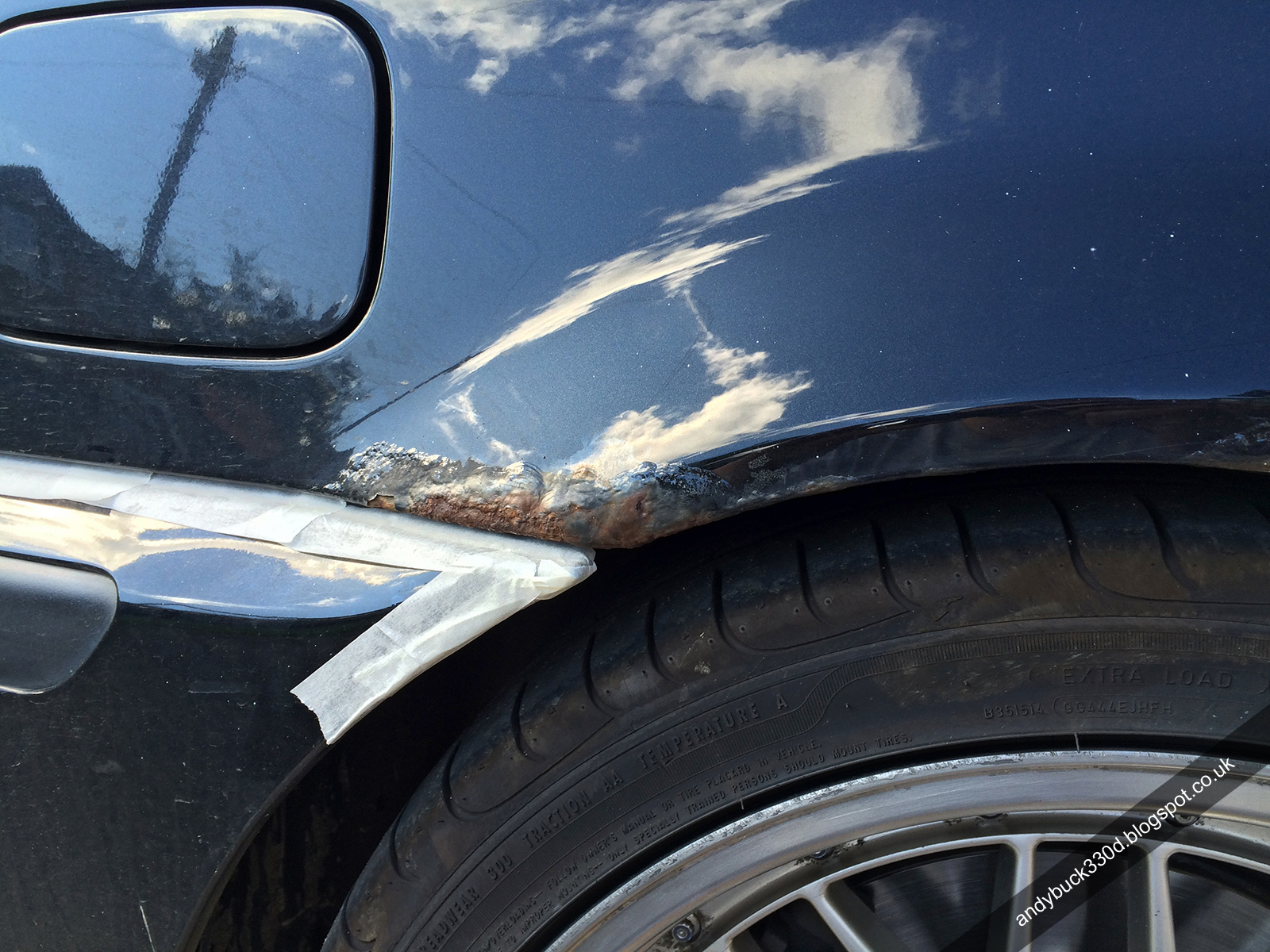 E46 Rear Wheel Arch Rust Repair and Respray [DIY]