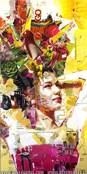 Café com Design: Retratos de Colagem - A arte contemporânea de Derek Gores