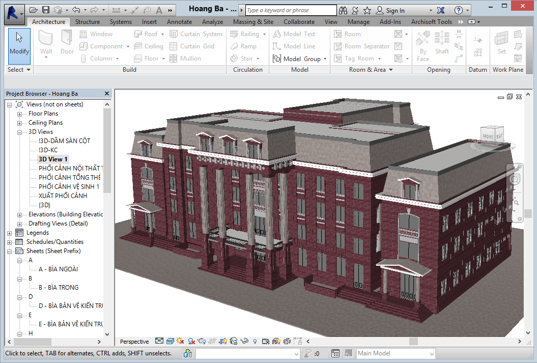 Revit File cần tham khảo - Tuyển người thiết kế bằng Revit - THIẾT KẾ 3D