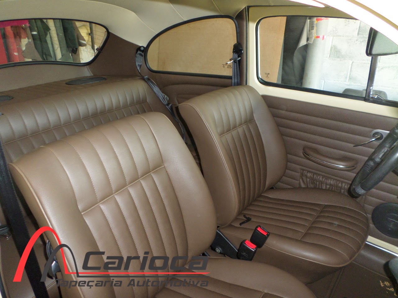 CARIOCA TAPEÇARIA: Fusca Bege