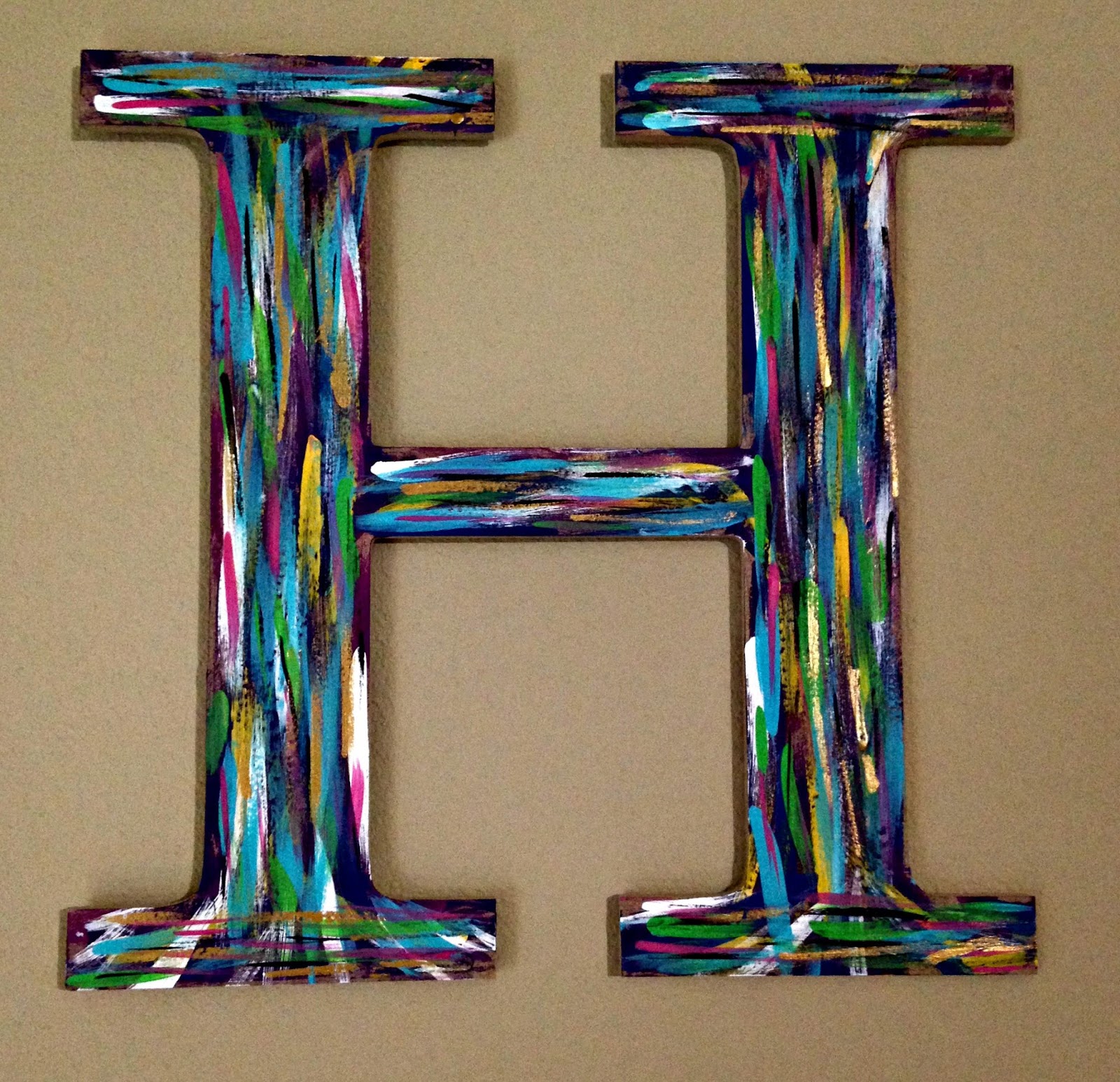 The Chenry Show: Letter Painting Party