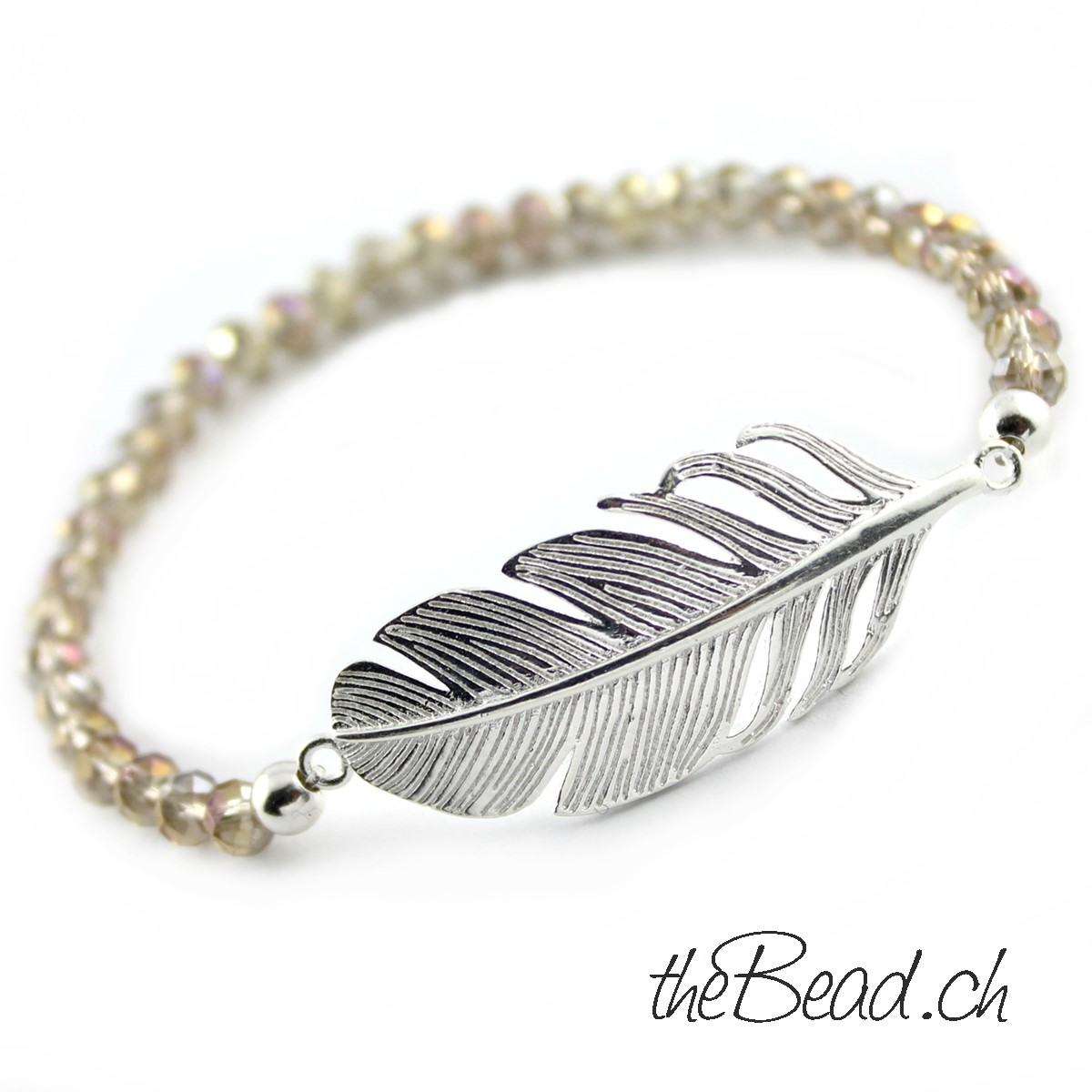 www.theBead.ch: FEDER Armbänder aus 925 Sterling Silber mit ...