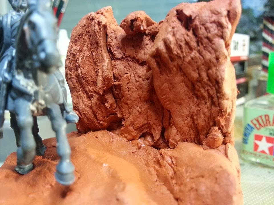 Scale models and dioramas: Making rocks