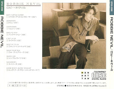 The First Pressing CD Collection: Robbie Nevil - Robbie Nevil
