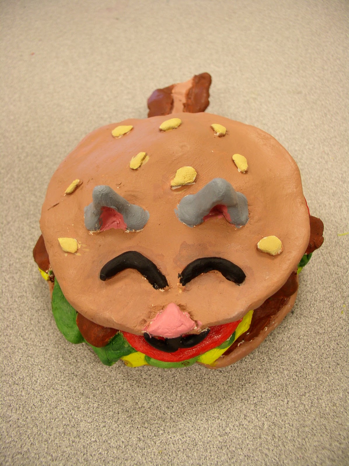 DMS ART: 6th Grade Clay Sandwich Boxes!