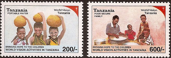 Commonwealth Stamps Opinion: Tanzania's 2003 And 2007 World Vision Issues.