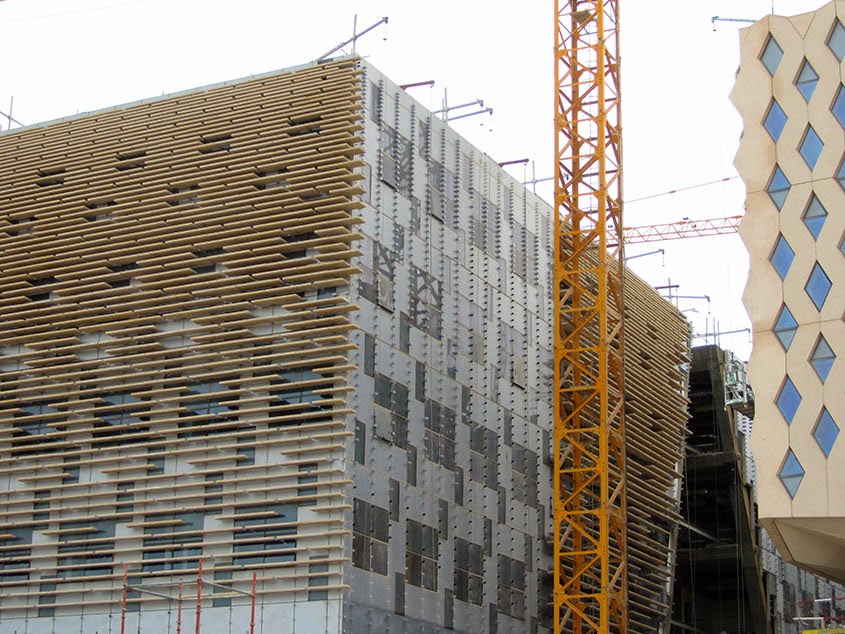 CRON yogitect: university concrete sunshades