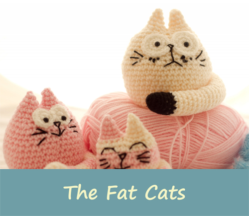 Beautiful Skills - Crochet Knitting Quilting : The Fat Cats - Free Pattern