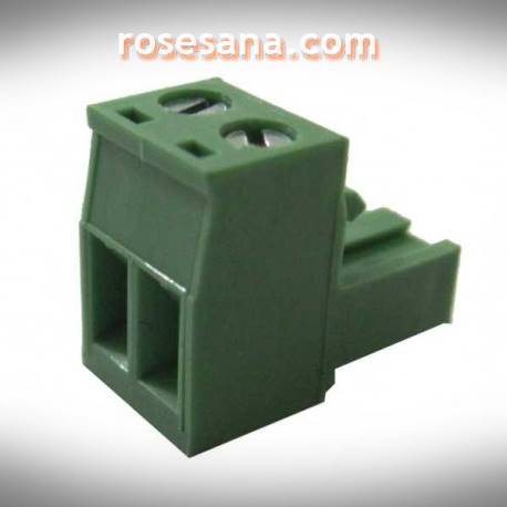 2R Hardware & Electronics: Terminal block pluggable 2 pin Female pitch ...