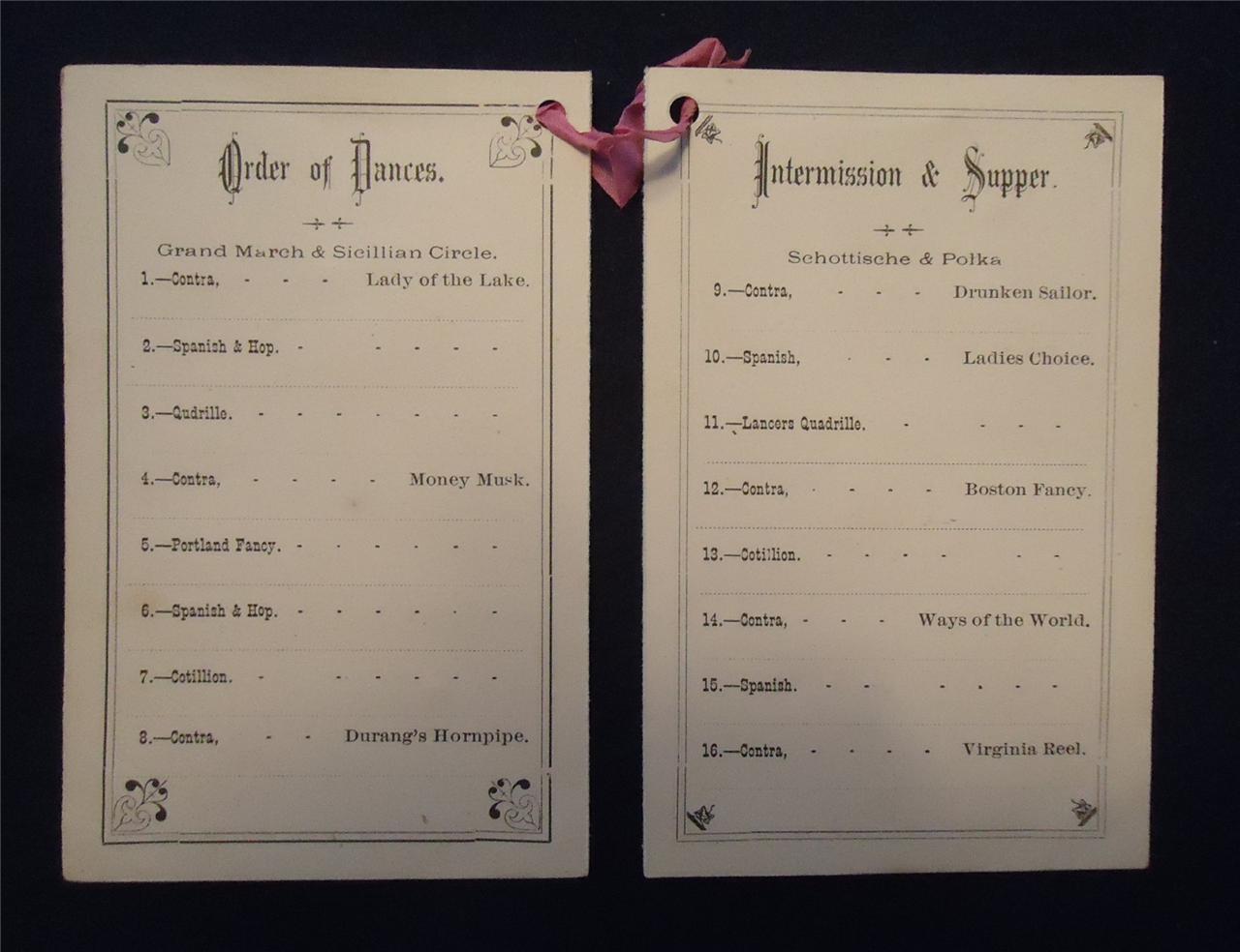 NineteenTeen: Dance Cards, Again