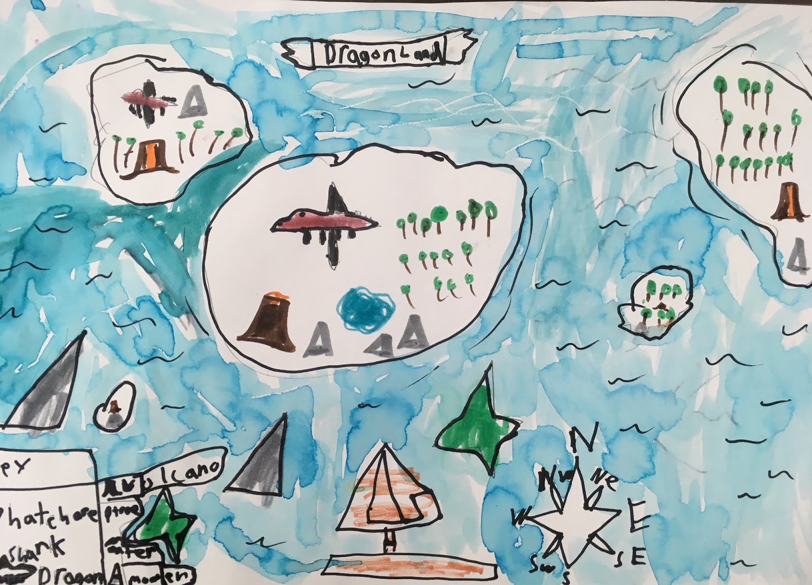 Westside Elementary Art: Cartography.