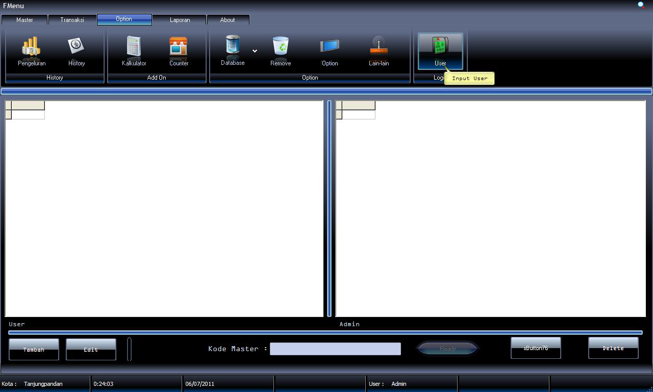 Tampilan Program Didelphi dengan Skin | Me and Delphi