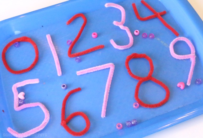 Learning to Count with Pipe Cleaner Numbers | School Time Snippets