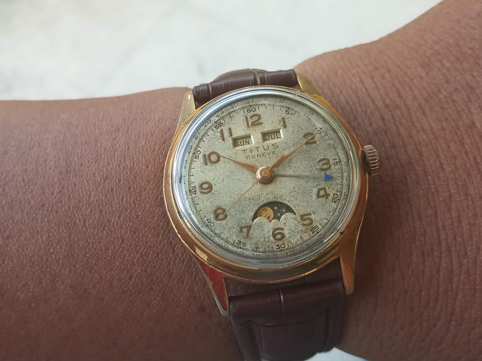 Jam tangan kuno antik dan MODERN: JAM KUNO LANGKA 1940AN : TITUS ...