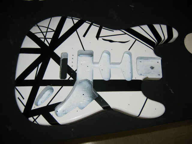 South Shields Guitar Lessons: How To Paint Your Own Eddie Van Halen ...