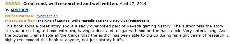 The King of Casinos: Willie Martello and the El Rey Club