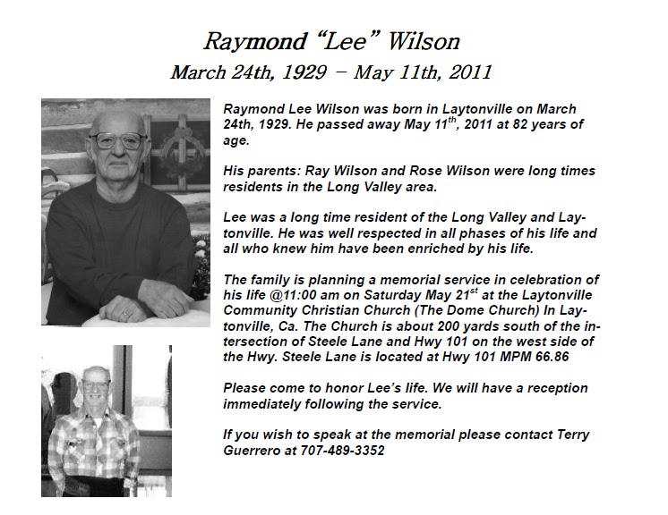 Ernie's Place: Lee Wilson, Laytonville