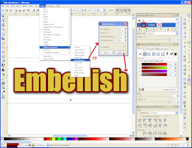 How to shadow text in inkscape - snodk