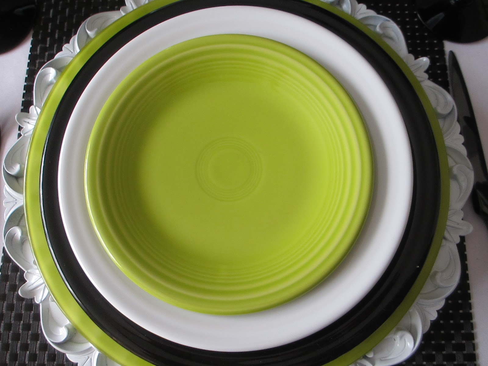 The Welcomed Guest: Fiestaware Dressed Up