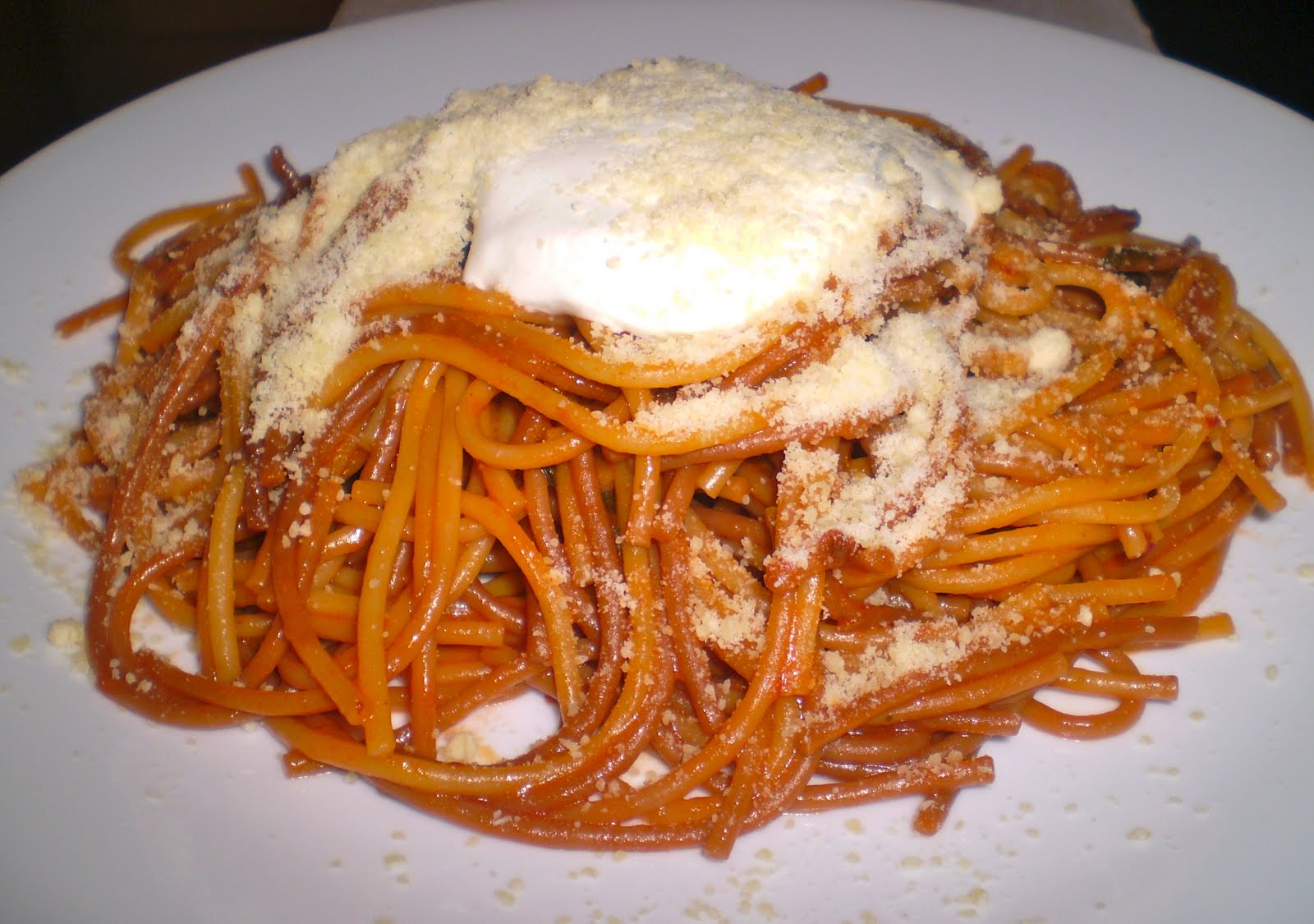 Sazón del corazón: Spaghetti-fideo al chipotle