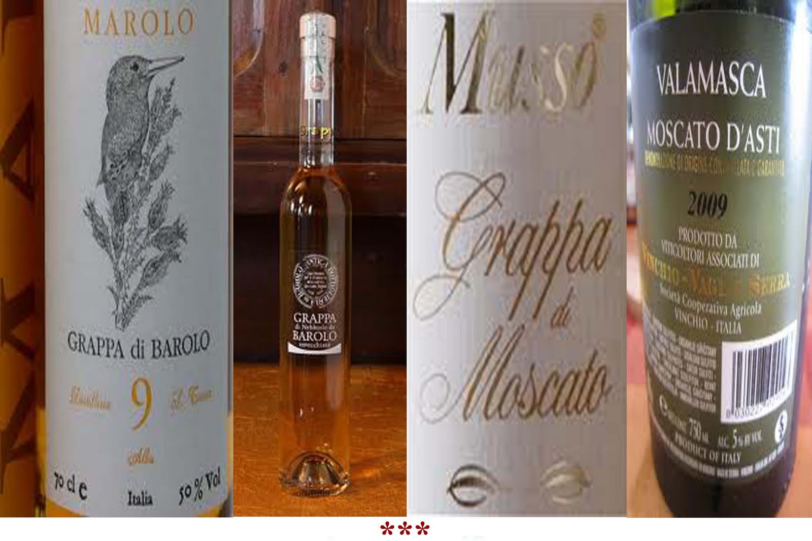 Grappa, origen, notas históricas, destilación, tipos de grappa, etc.