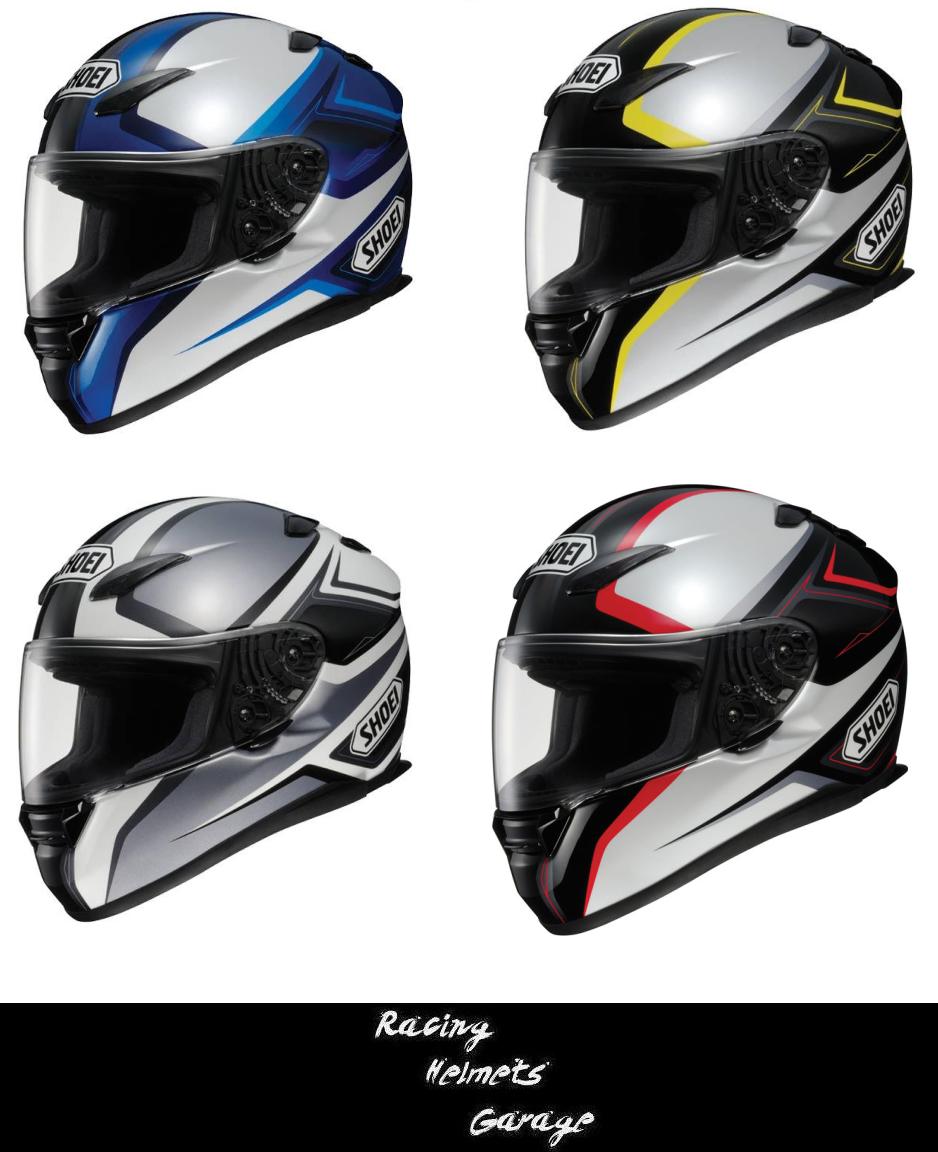 Racing Helmets Garage: Shoei RF-1100 2012