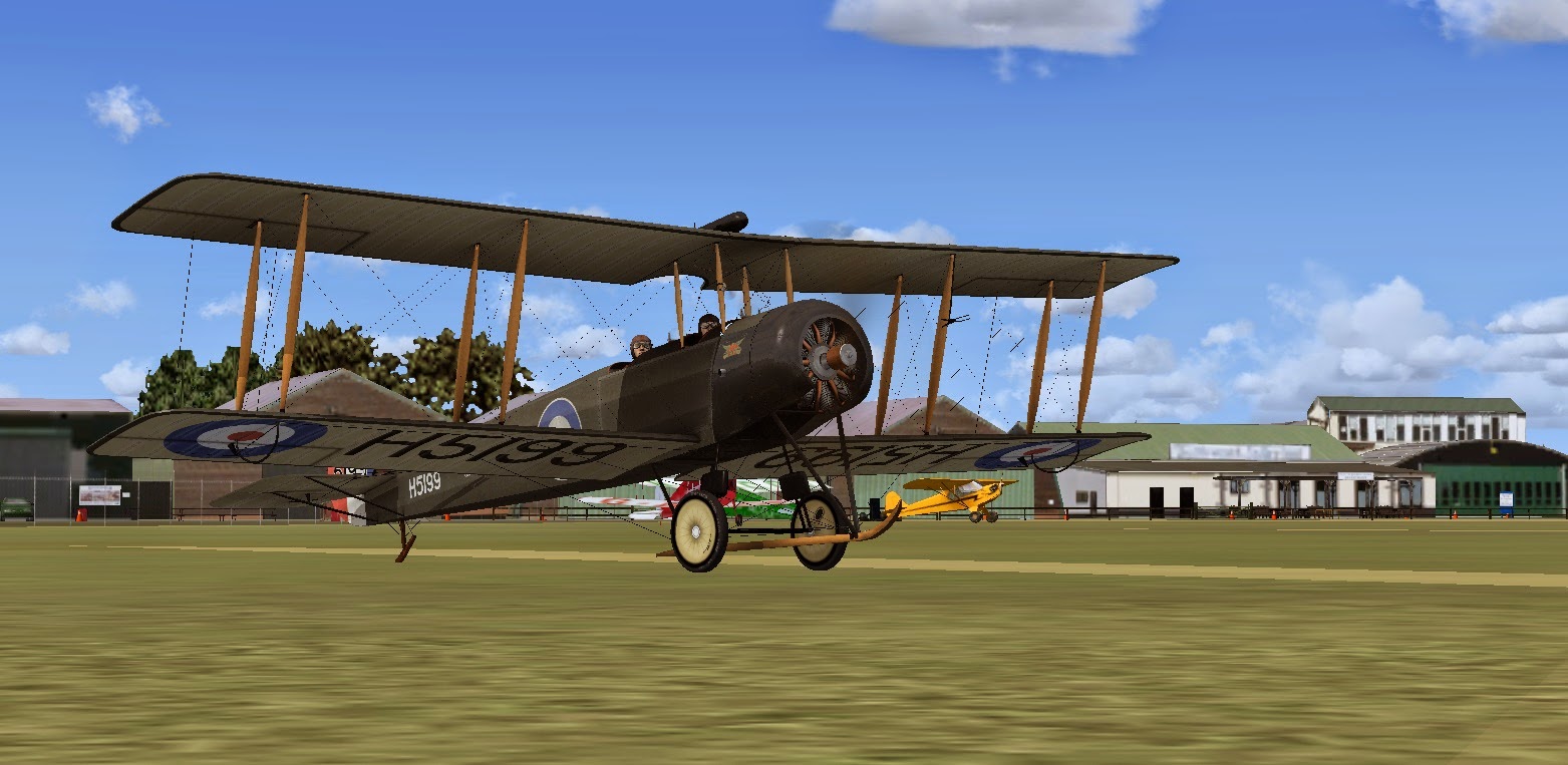 Distant Thoughts: Avro 504 biplane
