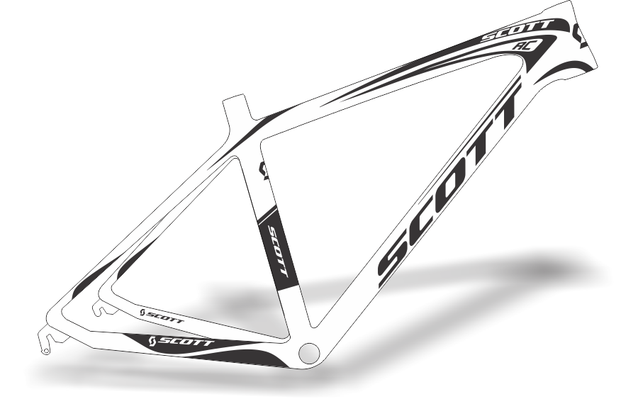 designstickers: Adesivo bike Scott - Scale RC