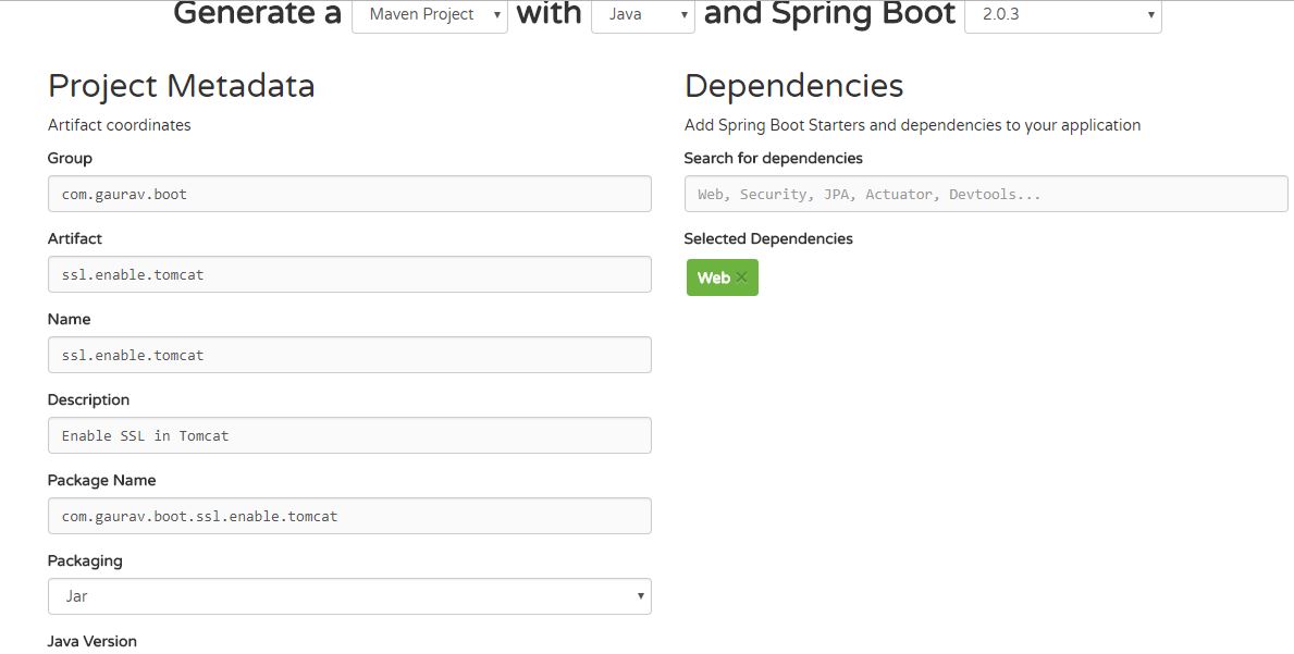 Java Tips By Gaurav: Enable SSL in Spring Boot