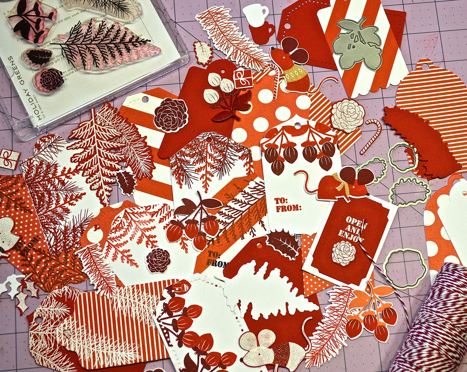 artful notions: Double Layer Tags