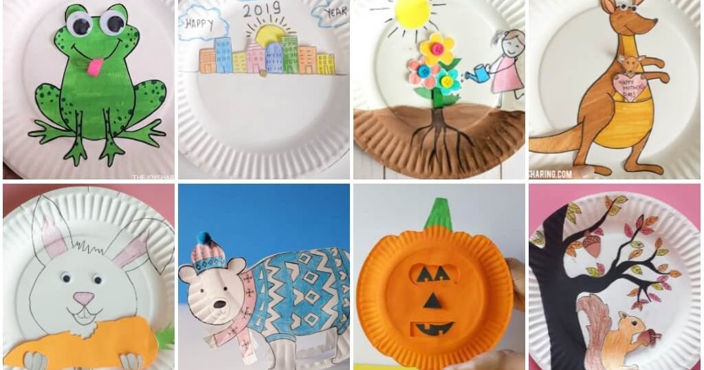 30+ Paper Plate Crafts - The Joy of Sharing