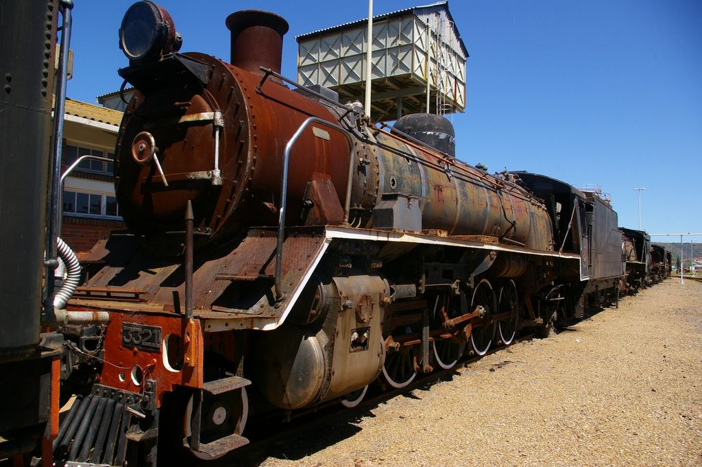 old STEAM LOCOMOTIVES in South Africa: VOORBAAI Loco Shed (Hartenbos ...