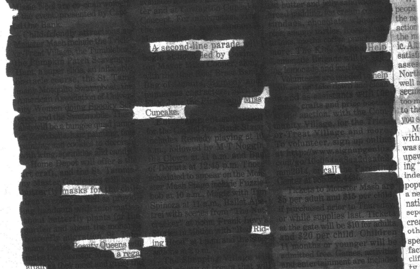 The Redman Writing Project: 'Blackout Poetry,' Making Poetry From ...