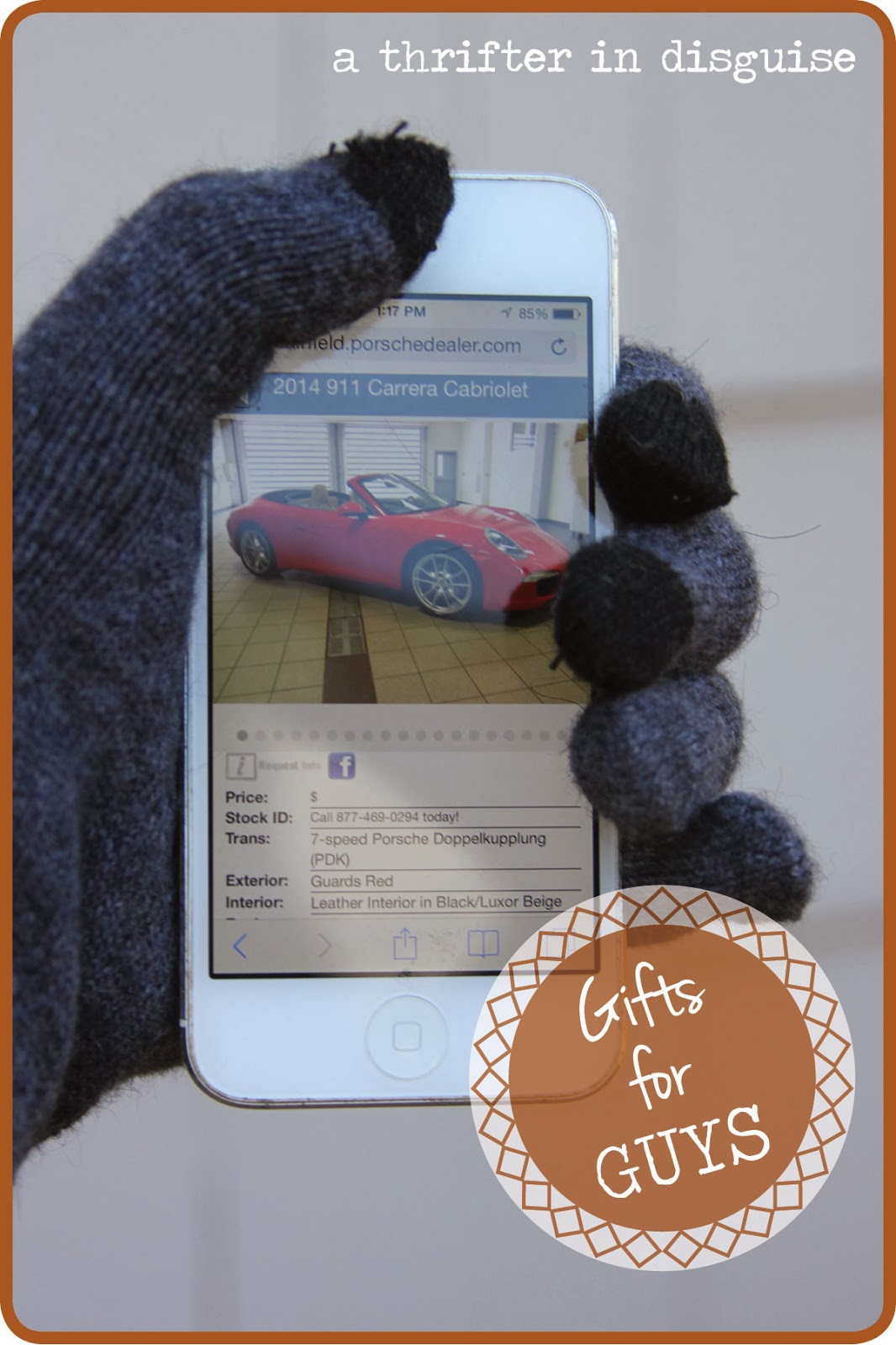 A Thrifter in Disguise: Secret Santa Saturday: Gifts for Guys