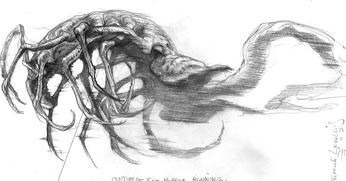 Alien Explorations: Alien Covenant: Centipede Facehugger by Stephane ...