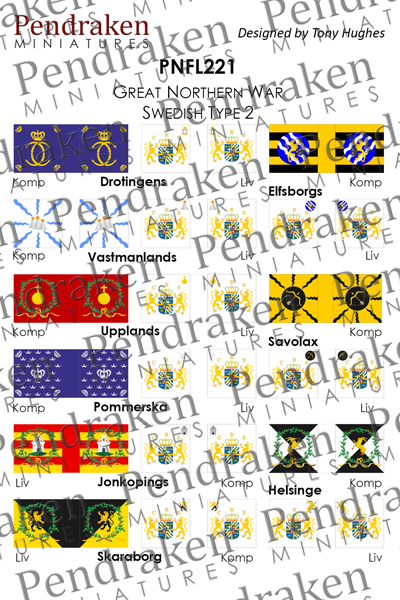 Tabletop Fix: Pendraken Miniatures - New Great Northern War Flags
