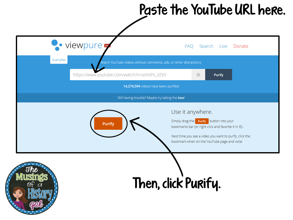 A Quick Tip: ViewPure - History Gal