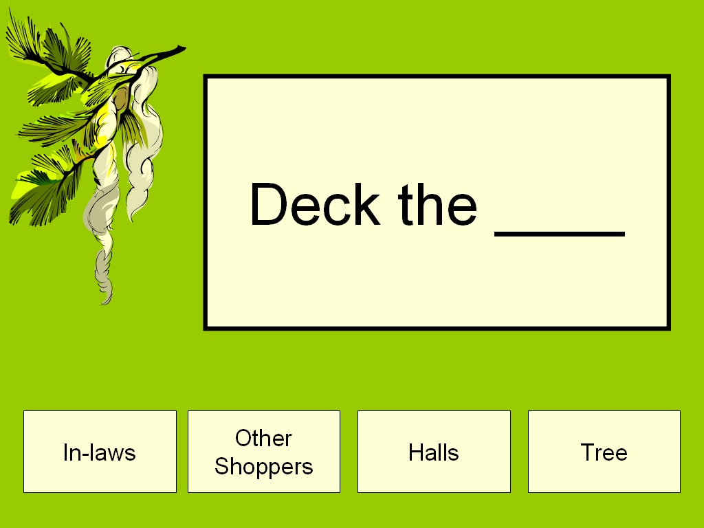Student Survive 2 Thrive Popular Christmas Song Name Game student-survive-2-thrive-popular-christmas-song-name-game