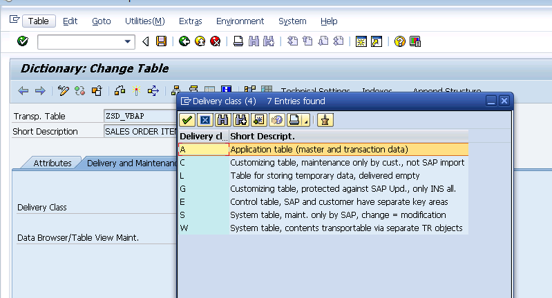 SAP TECH: Creating Transparent Transaction Table