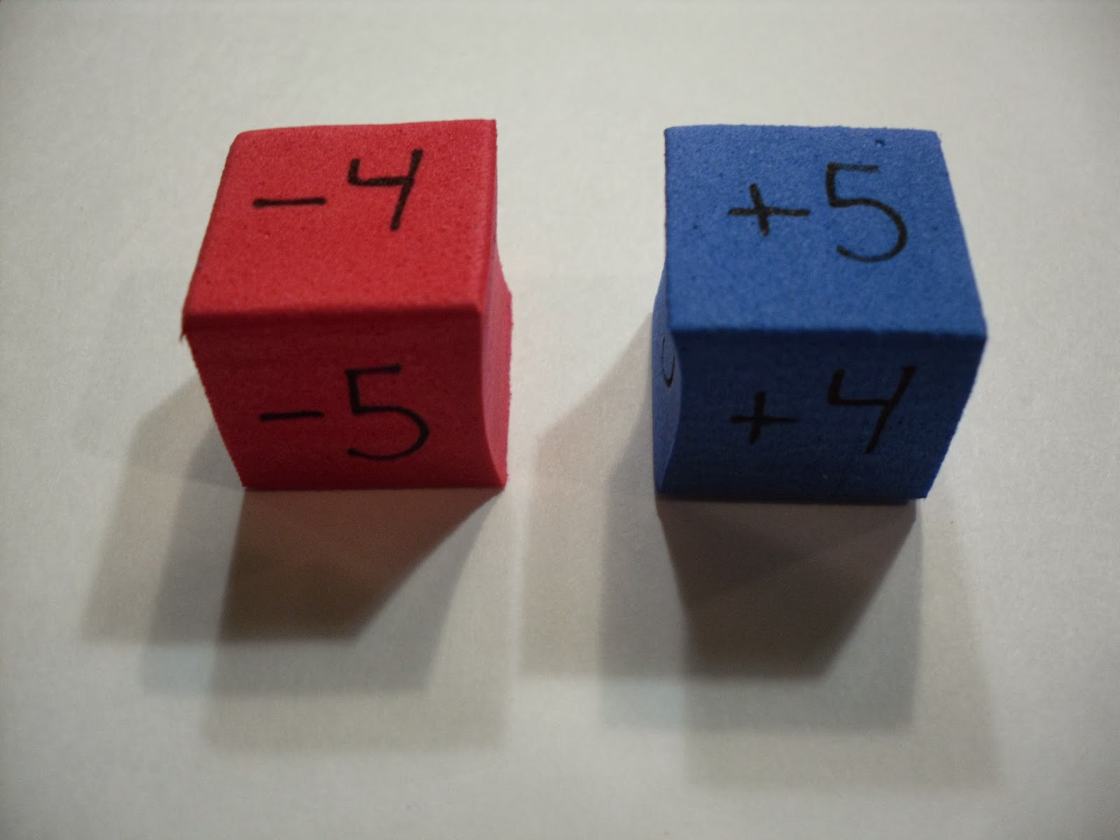 Teaching Math by Hart: DIY Dice - Idea #3