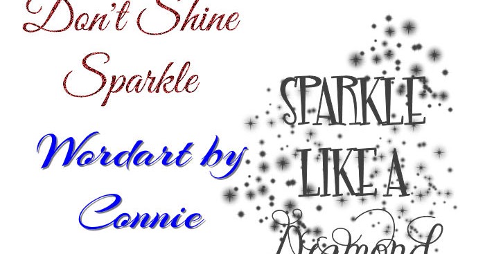 Creative Misfits Creations: Sparkle WordArt