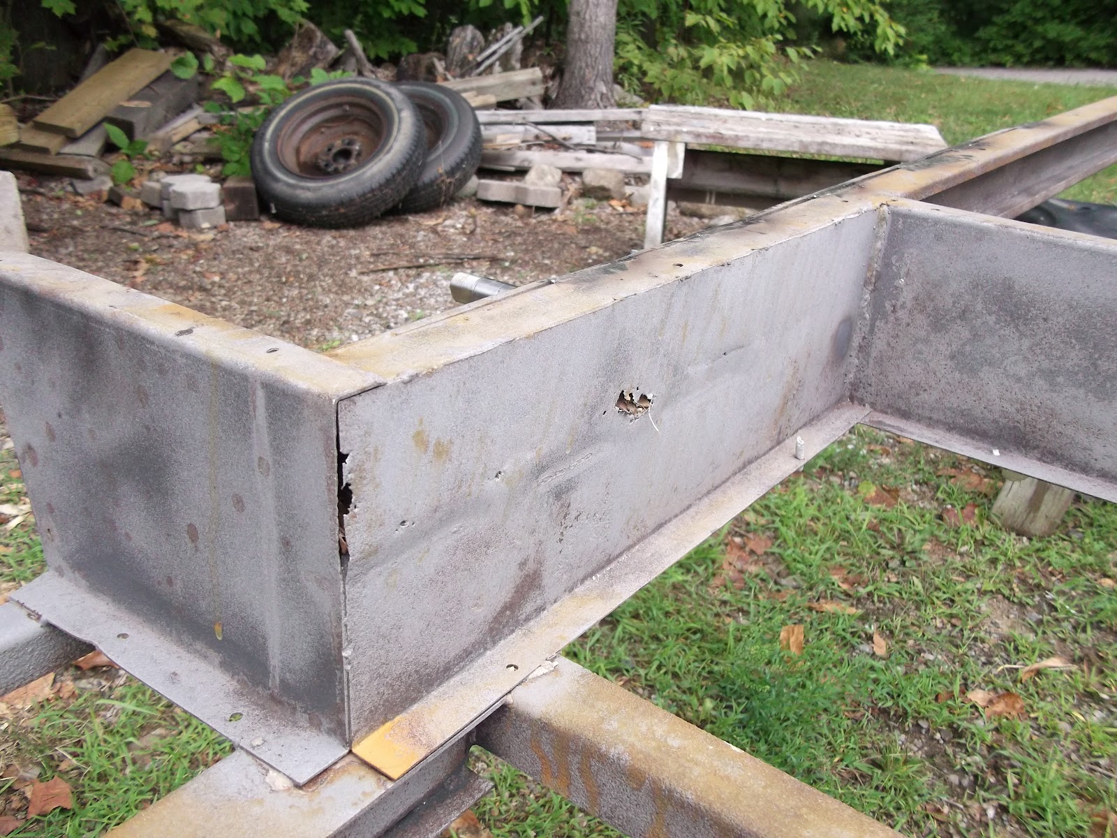 72 Boler Restoration: Back from the welding shop