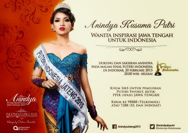 Tentang Anindya Kusuma Putri, Putri Indonesia 2015 ~ Ayo Kepo!